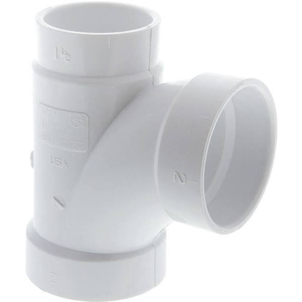 Nibco 1-1/2 In. Abs Dwv All Hub Long-Radius Sanitary Tee | HD Supply