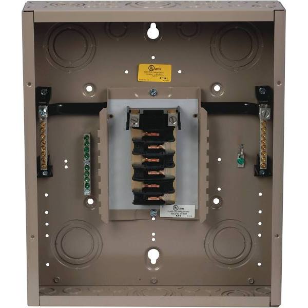 Eaton Br 100 Amp 24-Circuit Indoor Main Breaker Plug-On Neutral Load ...
