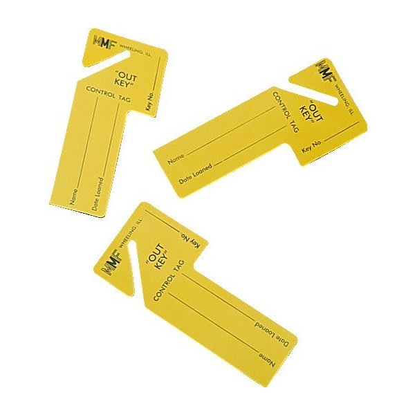 Slotted Numbered 1-20 Key Tag (20-Pack) (White) | HD Supply