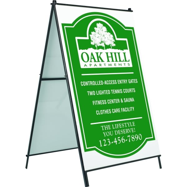 A-Frame Style Sign Frame For 24 X18" | HD Supply