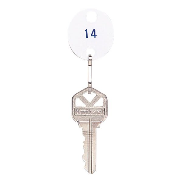 Lucky Line Red Oval Key Tags, Package Of 20 | HD Supply