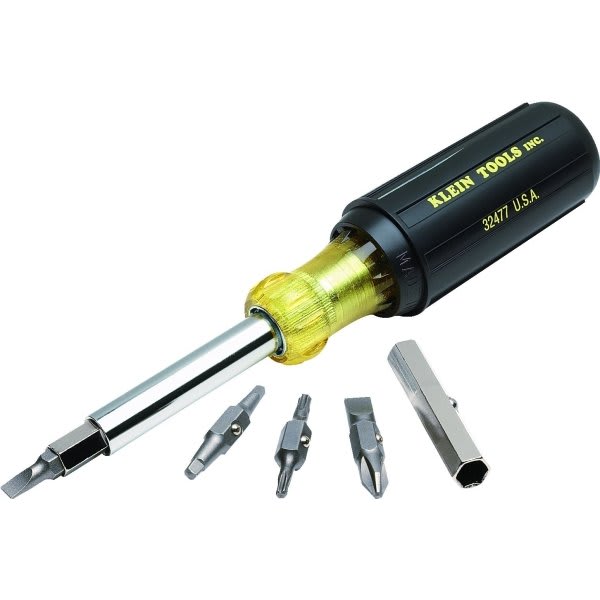 Klein Tools® HVAC 8-In-1 Slide Drive™ Screwdriver/Nut Driver | HD Supply