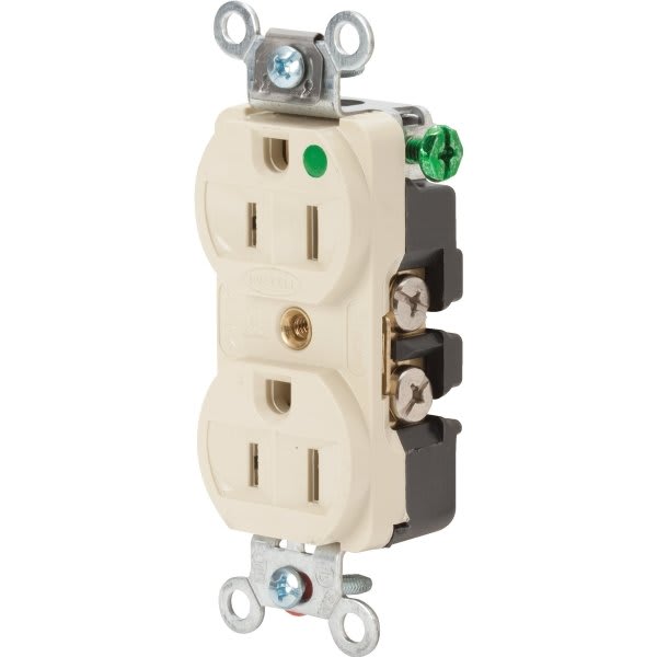 Maintenance Warehouse® 15 Amp Tamper Resistant Duplex Standard Outlet ...