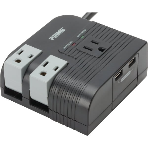 Prime Wire & Cable 6-Outlet Surge Protector W/ 15 Ft Cord | HD Supply