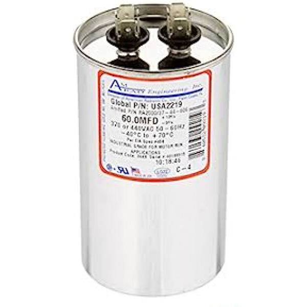 Amrad Engineering 45/5 Mfd, 370/440 Vac Round Motor Run Capacitor | HD ...