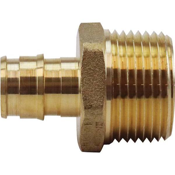 Zurn 1/2" Barb X 1/2" Mpt Lead Free Brass Male Adapter | HD Supply