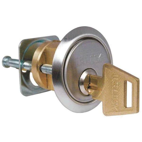 Kaba Ilco Mortise Cylinder-Standard Cam, Sc1 Kd Satin Chrome | HD Supply