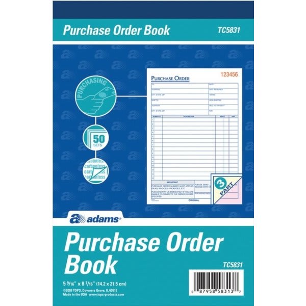 Personalized 3-Part Work Order Book, Solid Blue | HD Supply