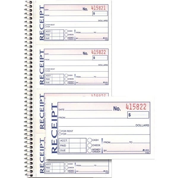 General Receipt Book, 50 Sheets | HD Supply