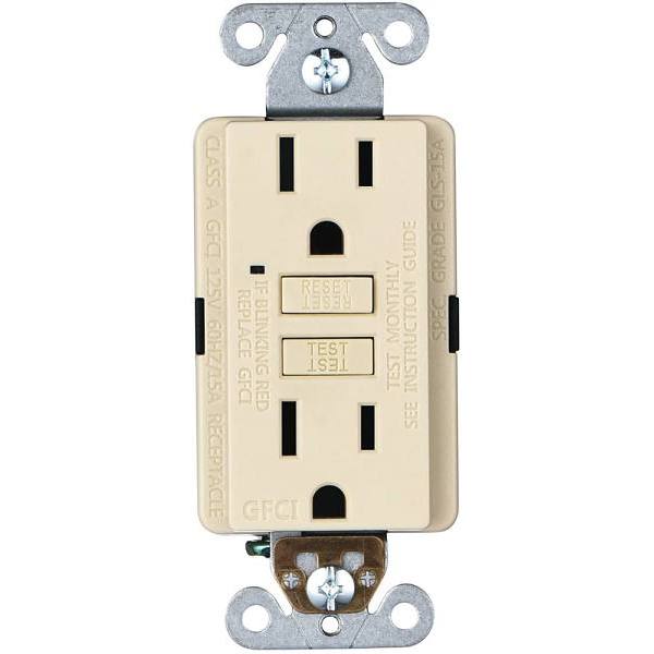 Leviton 15 Amp Tamper Resistant Duplex Outlet, Ivory Package Of 10 | HD ...
