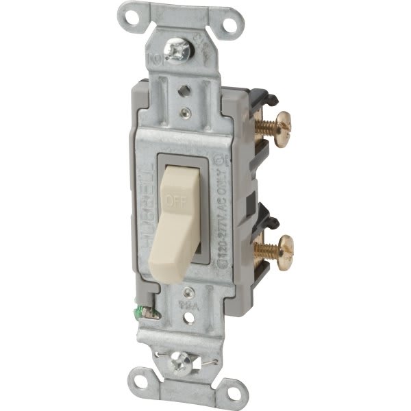 Hubbell-PRO 15 Amp 2-Position/3-Way Combination Switch (White) | HD Supply