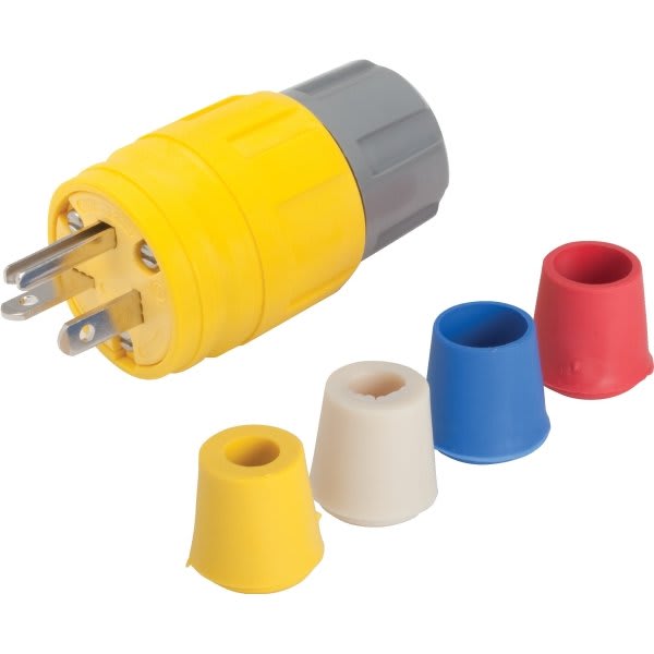 Hubbell® Pro 15 Amp 125 VAC Straight Blade Female Connector w/ 2 Pole ...