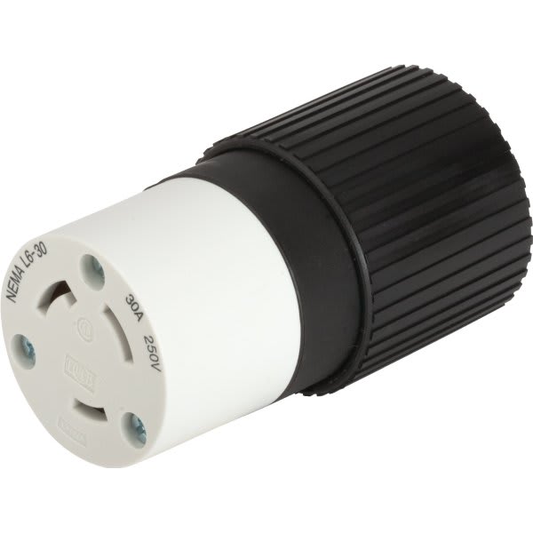 Hubbell® 30A 3 Pole/4 Wire Locking Female Connector | HD Supply