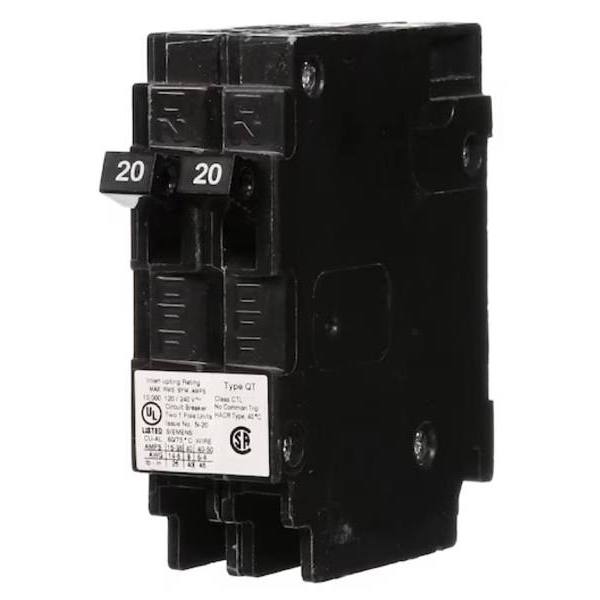 Siemens 50 Amp Double-Pole Type Qd Replacement Circuit Breaker | HD Supply