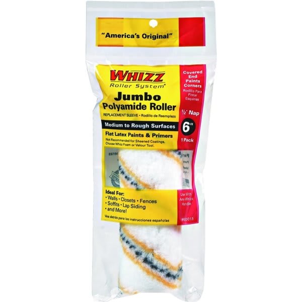 Whizz 25618 6" Microfiber Blue Stripe 3/4" Nap Mini Roller, Package Of ...