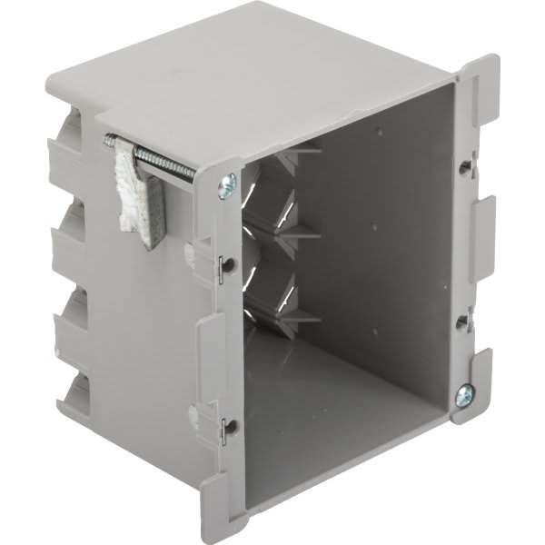 Hubbell 3 x 2 in 1-Gang Deep Old Work Switch Box w/ Flex Clamps | HD Supply