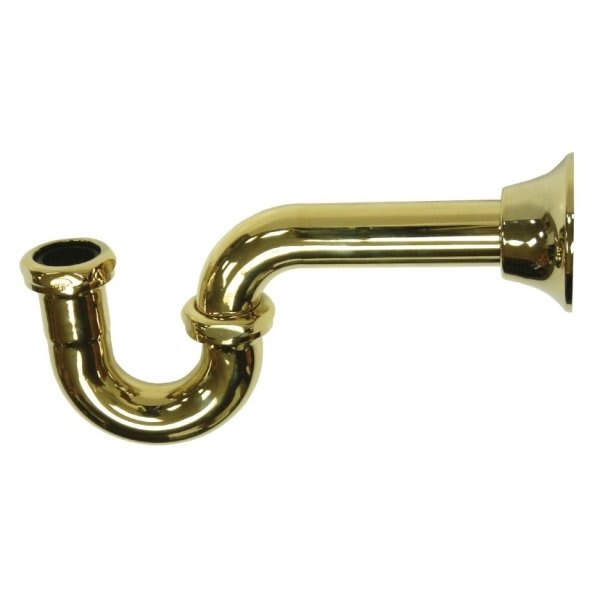 Brass Tubular P-Trap 1-1/4" x 1-1/4" Washer Connect 17-Gauge | HD Supply