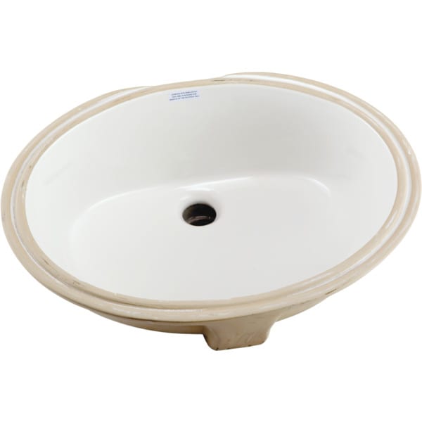 Bootz 18" Round Lavatory Sink White Porcelain Steel | HD Supply