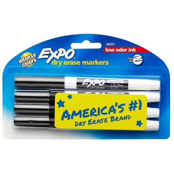 Milwaukee Black Fine Point Inkzall Markers Package Of 4 | HD Supply