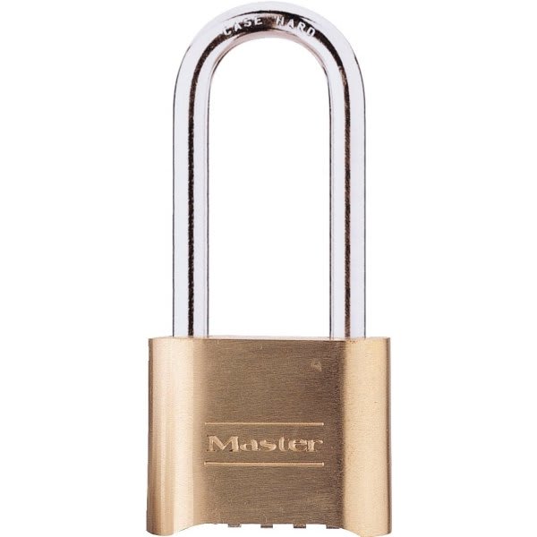 Master Lock 2 in Resettable Combination Padlock (Solid Brass) | HD Supply