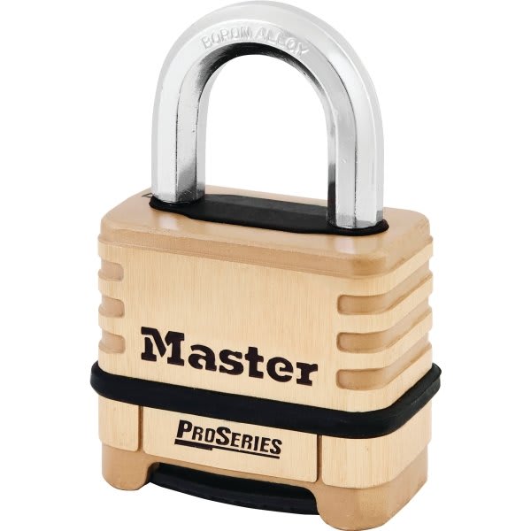 Master Lock 2 in Resettable Combination Padlock (Solid Brass) | HD Supply