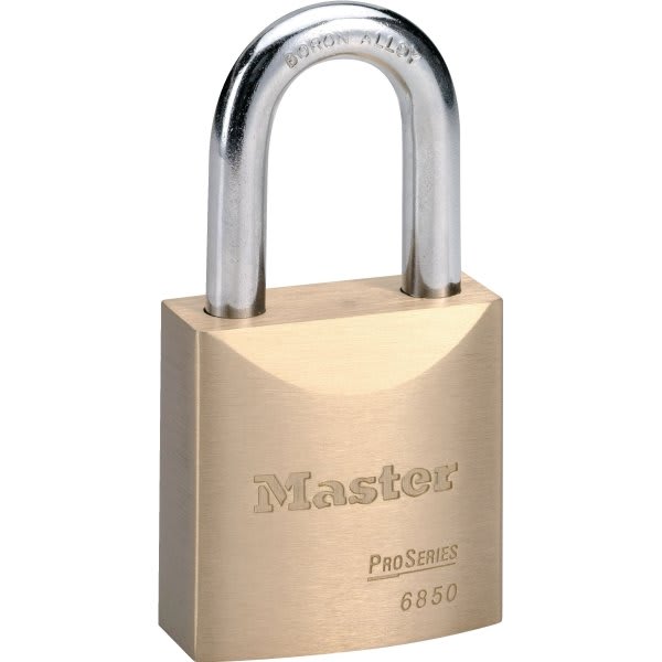 Master Lock 2 in Resettable Combination Padlock (Solid Brass) | HD Supply