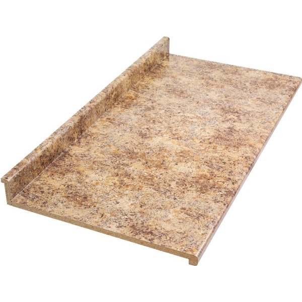 VT Industries Laminate Granite Kitchen End Splash Kit (Perlato) | HD Supply