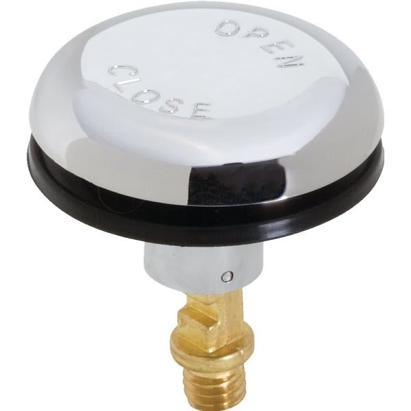 Tip-Toe Tub Drain Stopper 3/8" Threaded Pin Chrome Plated | HD Supply