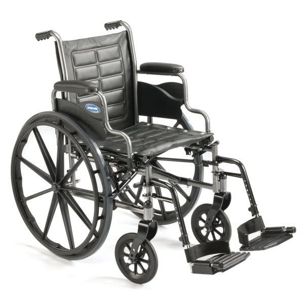 Invacare 9000XT Super Hemi Wheelchair 18"x18" Full Length Swing Away ...