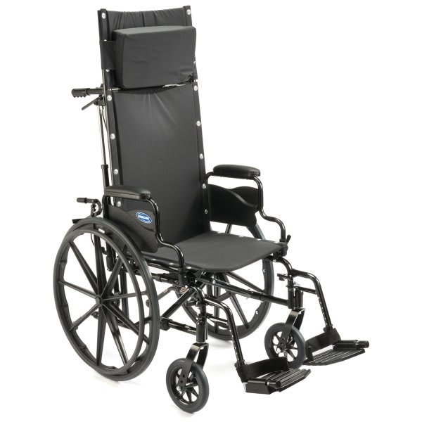 Invacare 9000XT Super Hemi Wheelchair 18"x17" Desk Length Swing Away ...