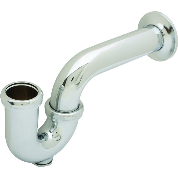 Brass Tubular J-Bend Sink Trap 1-1/2" x 1-1/2" And 1-1/4" Washer ...