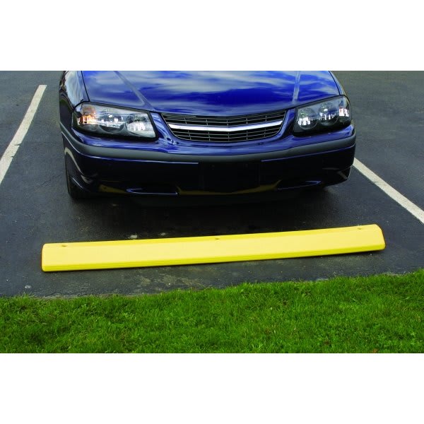 3 X 6 X 48 Yellow Ultra Plastic Parking Block Stop | HD Supply
