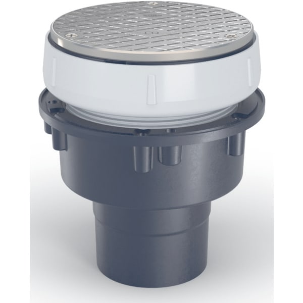 Zurn CO2450-PV3 - 3" PVC Adjustable Floor Cleanout | HD Supply