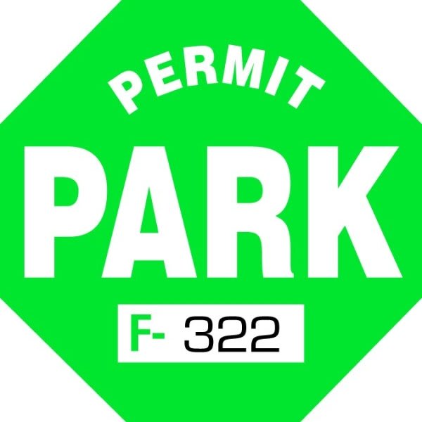 Parking Permit Window Stickers, Green Tree, 2-1/4 X 3, Package Of 100 ...