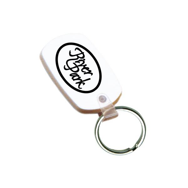 Custom Soft Plastic Key Tag, House Shape with Imprint on One Side | HD ...