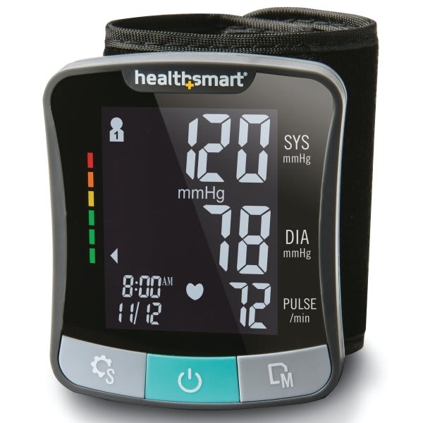 Healthsmart Universal Automatic Wrist Digital Blood Pressure Monitor ...