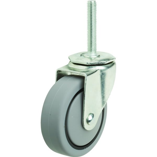 Shepherd 3" Gray Rubber Swivel Caster | HD Supply