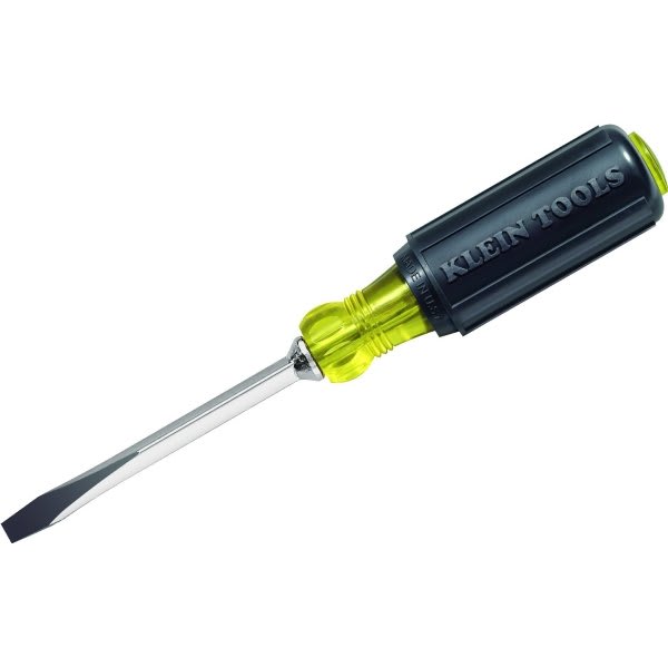 Klein Tools® Cabinet Tip Flat Head Mini Screwdriver 12.75" W/Round Shank 10" | HD Supply