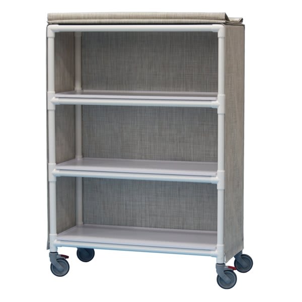Ipu® Linen Cart Medium 4-Shelf Royal Blue | HD Supply