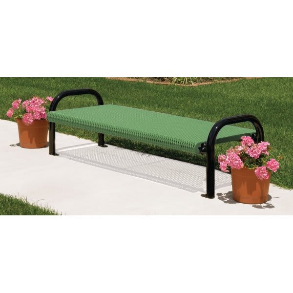 Ultrasite® 4 Ft. Contour Bench - Portable/Surface Mount, Thermoplastic ...