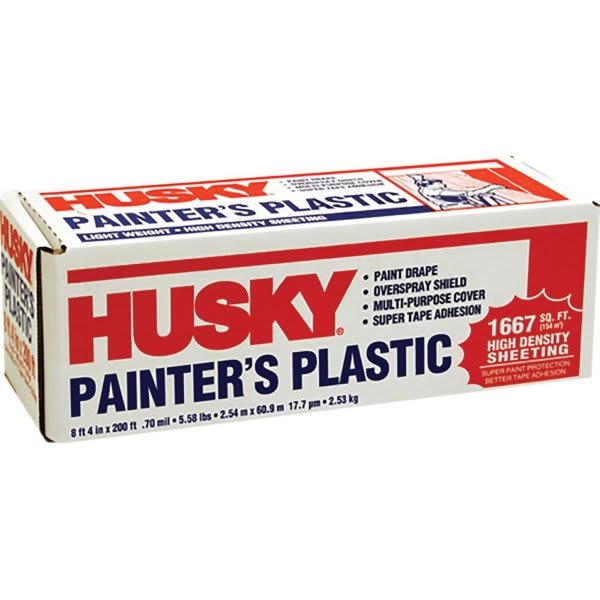 Poly-America 03512H 12' x 400' .31mil High Density Painters Poly Film ...