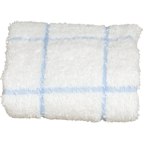 Dish Cloth 12x12 White With Beige Check Package Of 12 | HD Supply