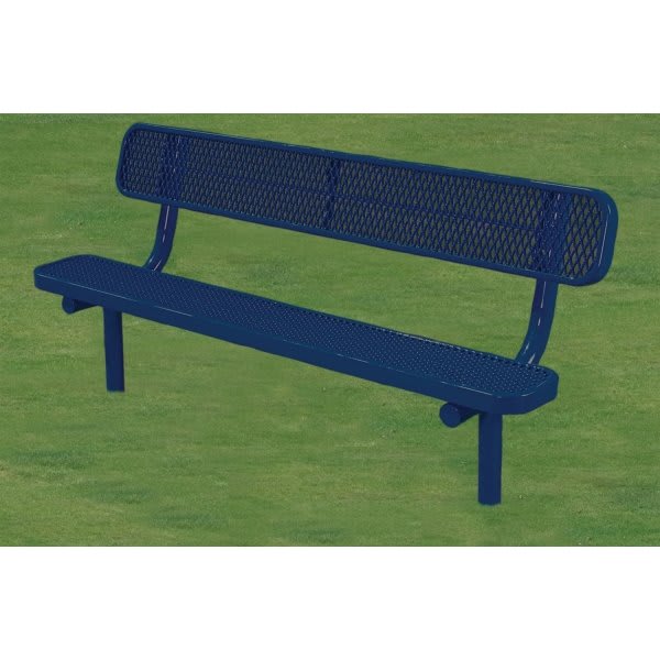 Ultrasite® In Ground Mount Ultra Bench, Blue 6' | HD Supply