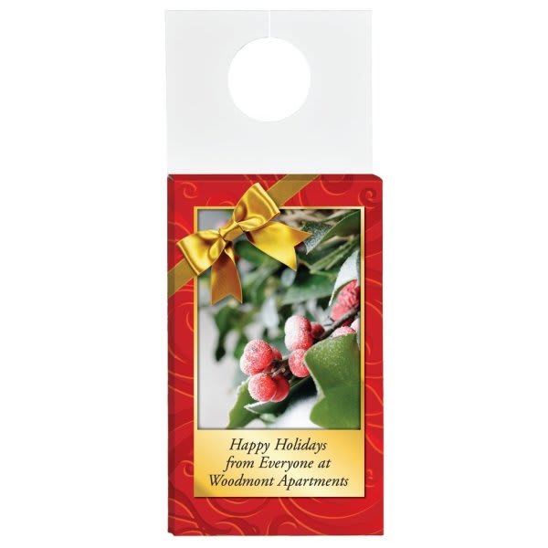 Holiday Door Tag- Golden Tree Design, Package Of 50 | HD Supply