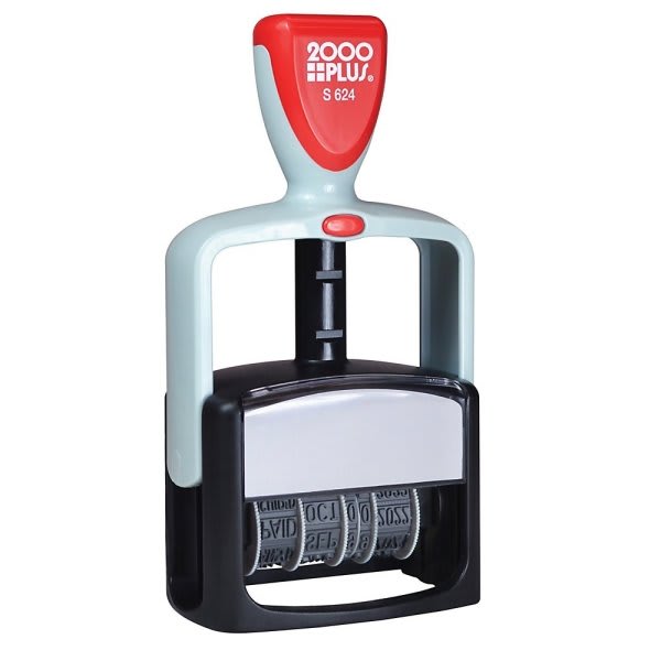 2000 Plus® Easy Select Red Self-Inking Date/Phrase Stamp | HD Supply