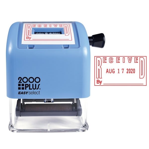 2000 Plus® Self-Inking 12-In-1 Micro Date And Message Stamp | HD Supply
