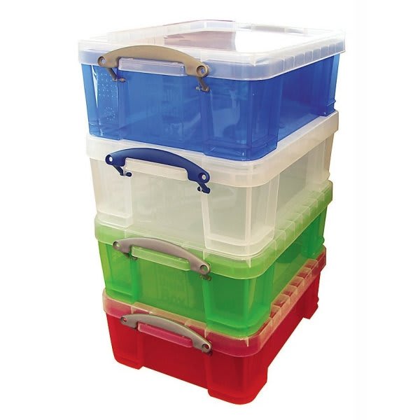 Really Useful Boxes® 64 Liter Clear Plastic Storage Box | HD Supply