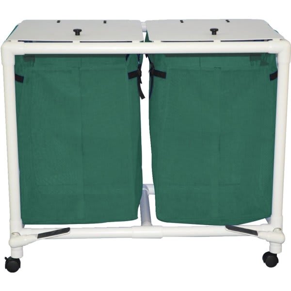 MJM JumboSingle Hamper With Foot Pedal Mauve Mesh | HD Supply