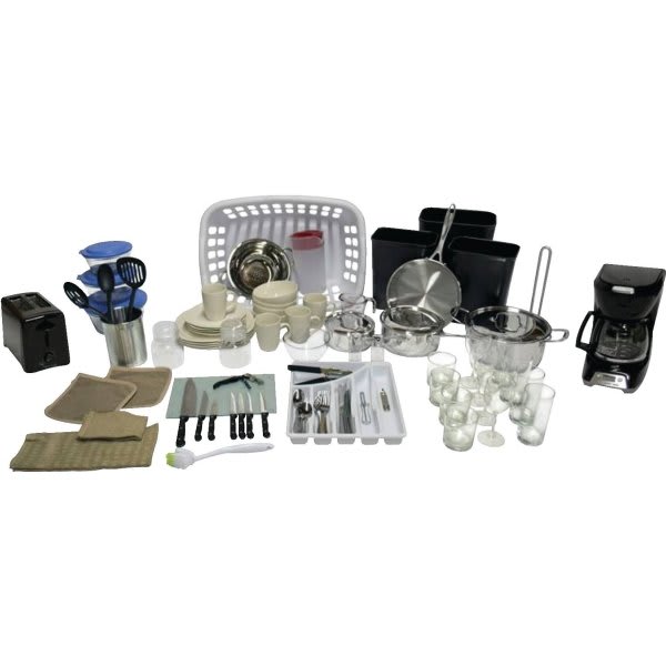 Lodging Kit Extended Stay Kitchen Kit - 4 Settings | HD Supply