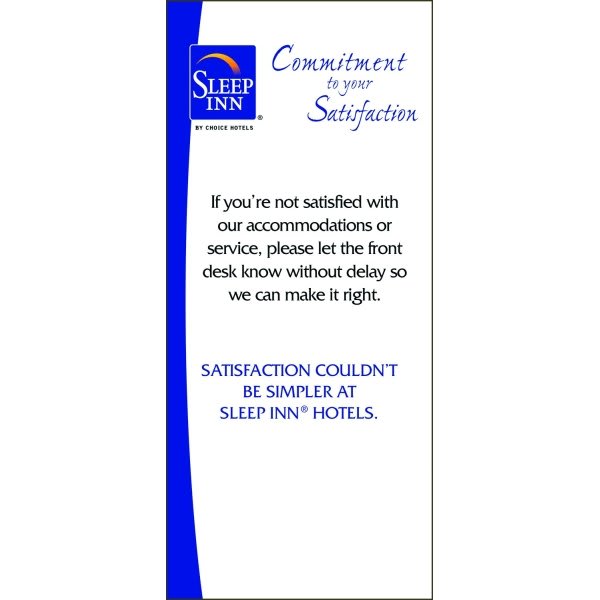 Rdi-Usa Sleep Inn Key Folder, Case Of 500 | HD Supply